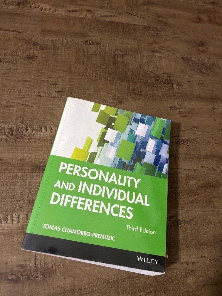 personality and individual differences PSY391, Hobbies & Toys, Books ...