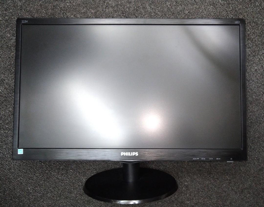 Philips 21.5" LED FULL HD 1920X1080 monitor with Smart Control Lite ...