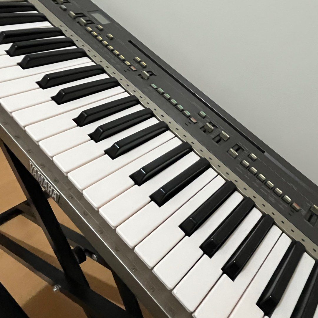 Piano with stand and stool ; Portatone YAMAHA PC-1000 Keyboard / 1983 ...