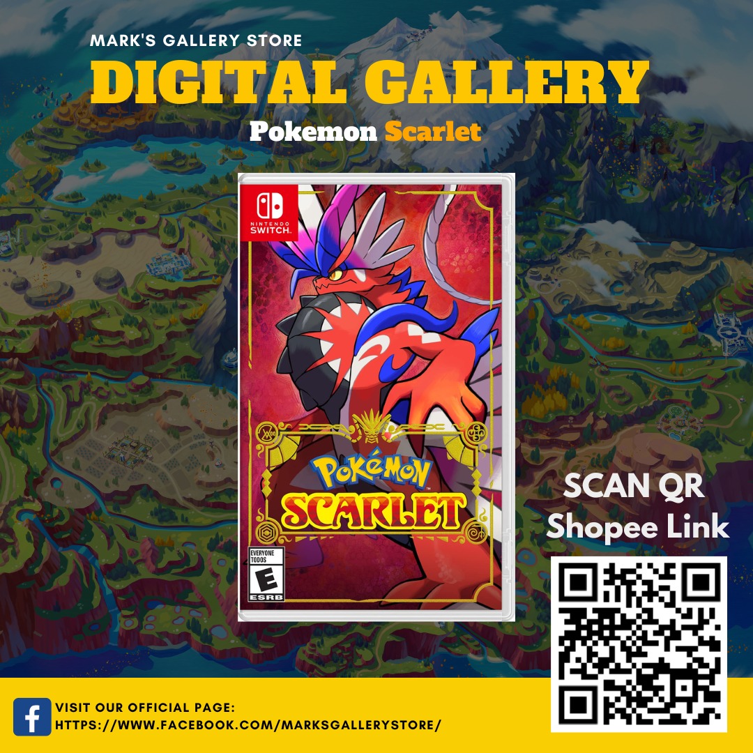 Pokemon Scarlet for Nintendo Switch, Video Gaming, Video Game Consoles ...