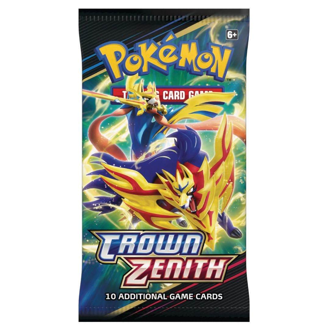 【美版】Pokemon TCG: Sword & Shield - Crown Zenith Elite Trainer Box (EN-PTCG ETB-SS12.5), 興趣及遊戲, 玩具 ...