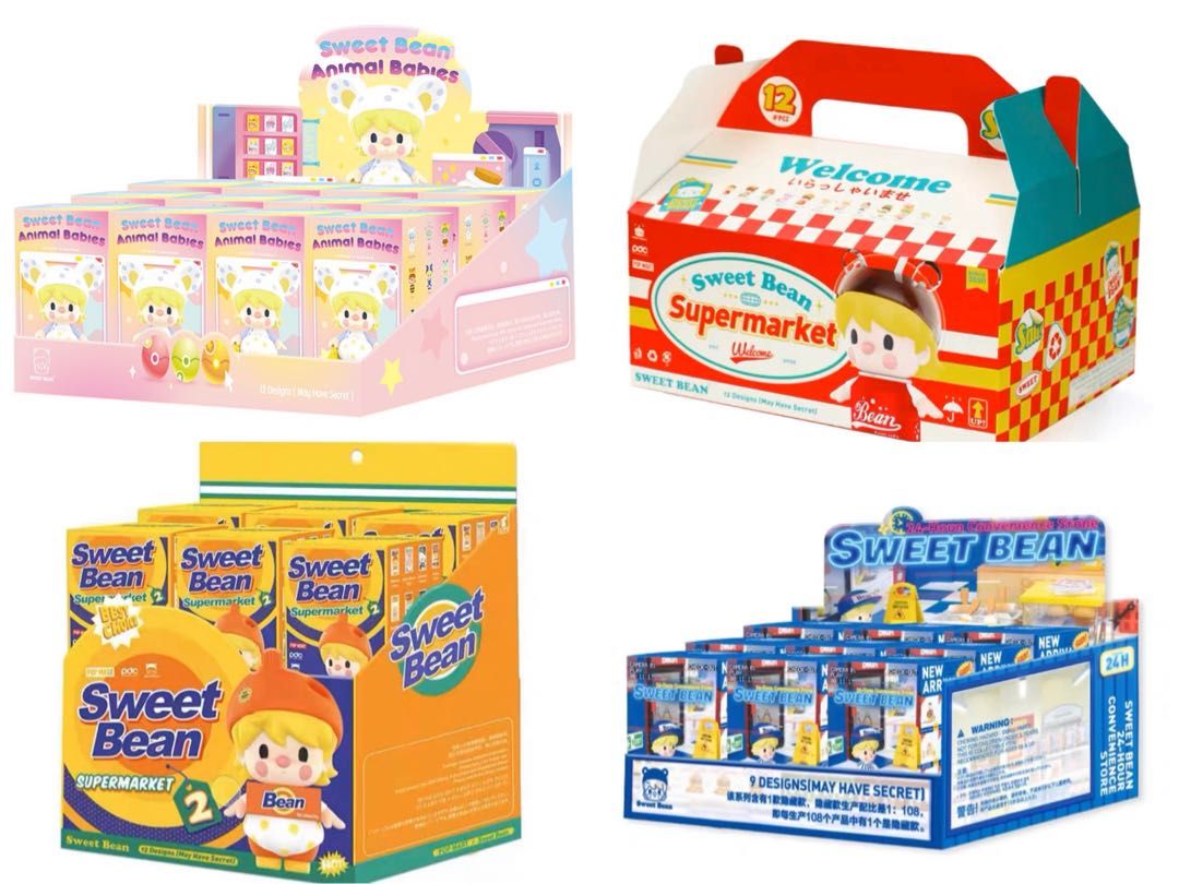 POP MART Sweet Bean Supermarket 1 2 series 24-hour Convenience Store ...
