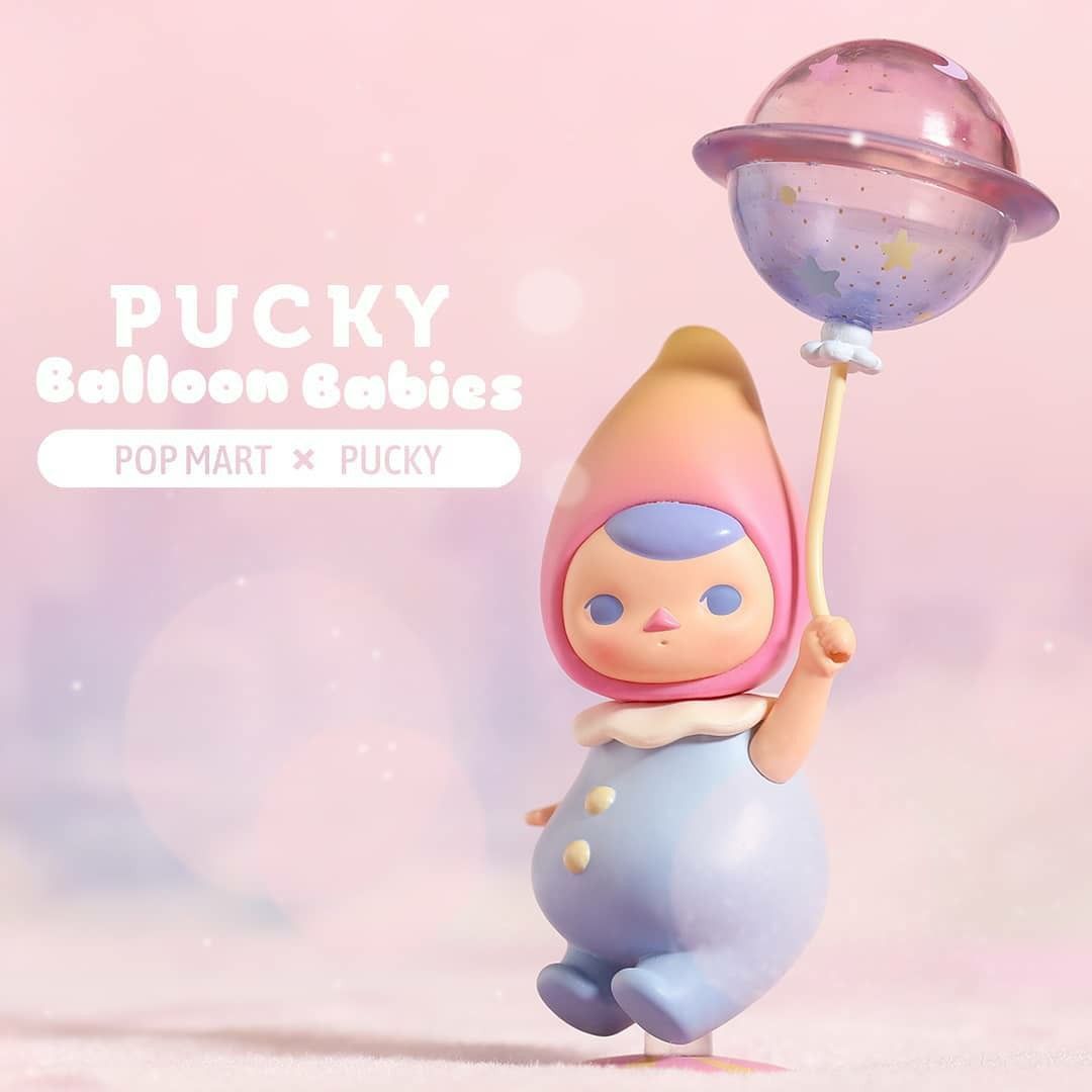 [POPMART] POPMART PUCKY BALLOON BABIES SERIES FULLSET AND INDIVIDUAL ...