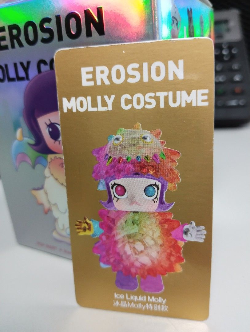 Popmart Special color Molly erosion x Instinctoy Ice Liquid, Hobbies ...