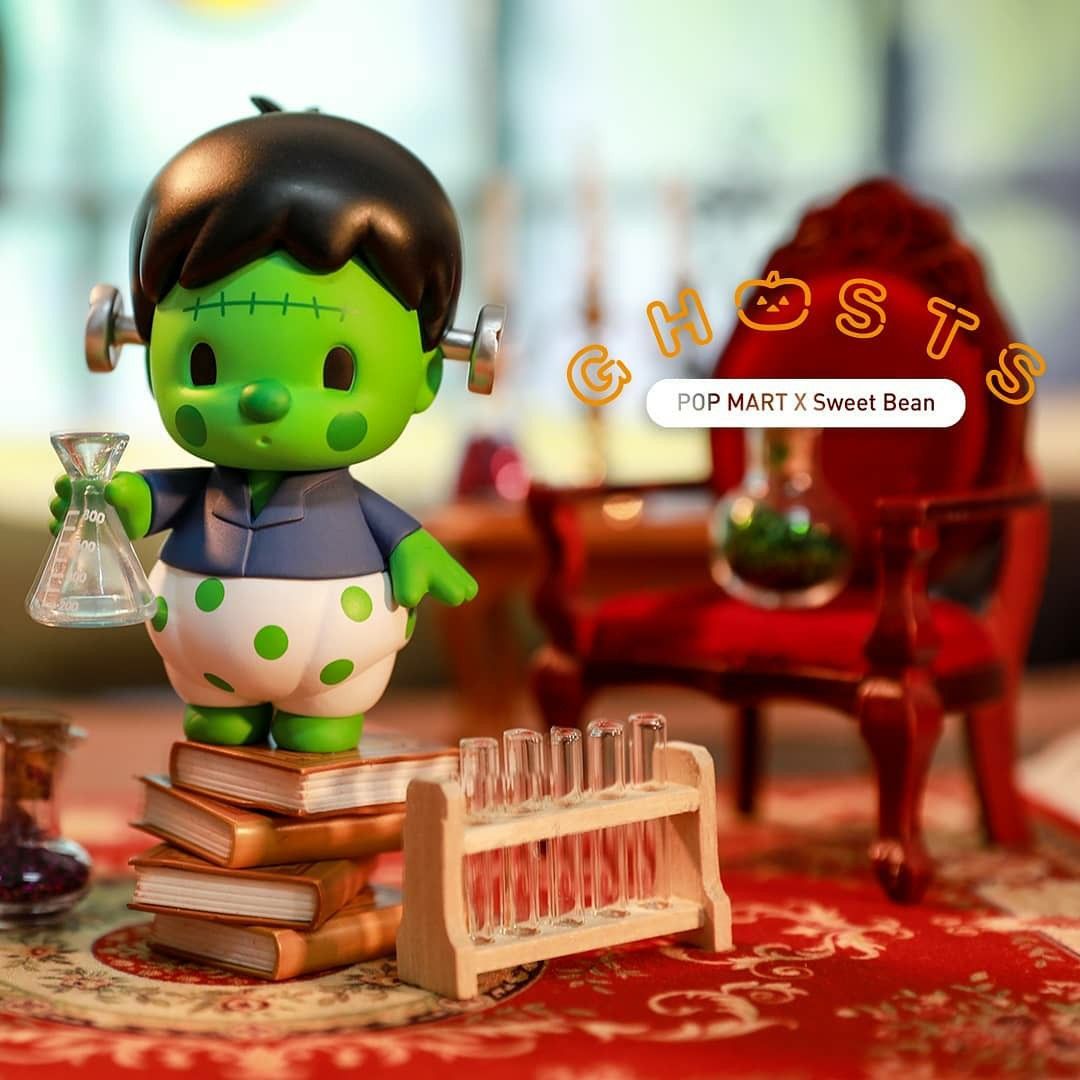 [POPMART ULTRA RARE] POPMART SWEETBEAN GHOSTS SERIES FULL BASIC 12X ...
