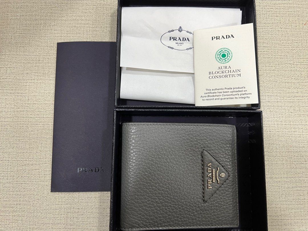 Prada Men Wallet, Men's Fashion, Watches & Accessories, Wallets & Card ...