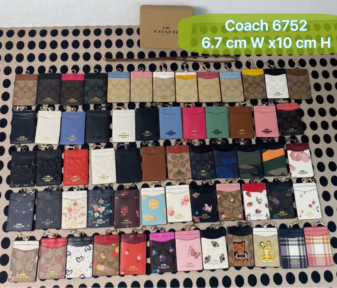 (Preorder & fixed $) coach card holder, Women's Fashion, Bags & Wallets ...