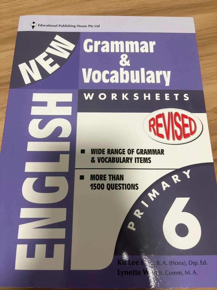 PSLE grammar & Vocabulary worksheets, Hobbies & Toys, Books & Magazines ...