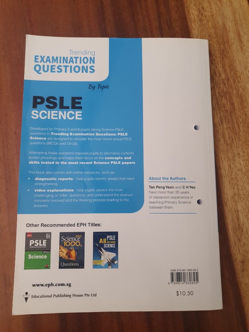 PSLE science assessment book, Hobbies & Toys, Books & Magazines ...