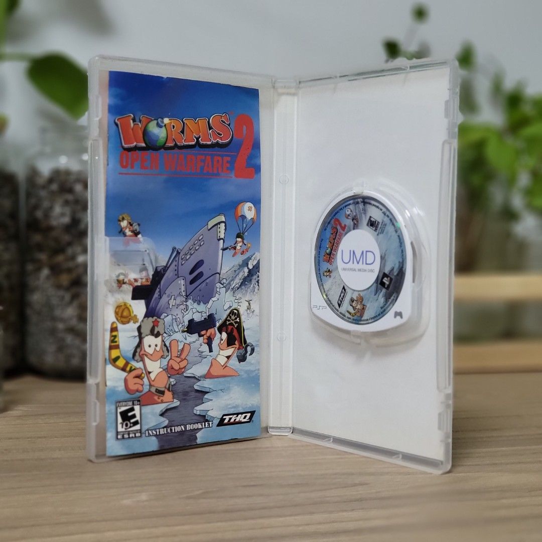 PSP Games - Worms Open Warfare 1 & 2, Ape Escape Academy, Disgaea ...