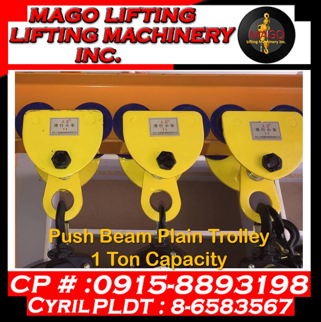 Push Beam Plain Trolley 1 Ton Capacity, Commercial & Industrial ...