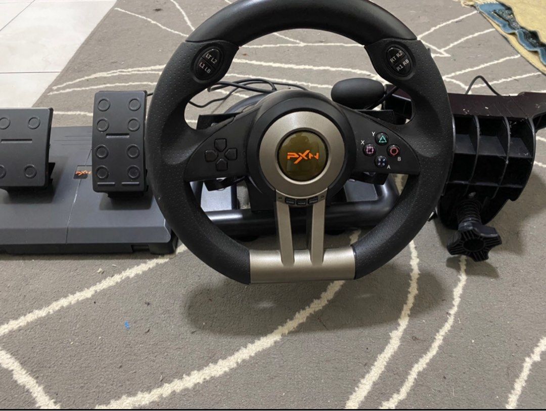 PXN V3 PRO Version 2 Racing Game Steering Wheel V3ii Racing Simulator ...