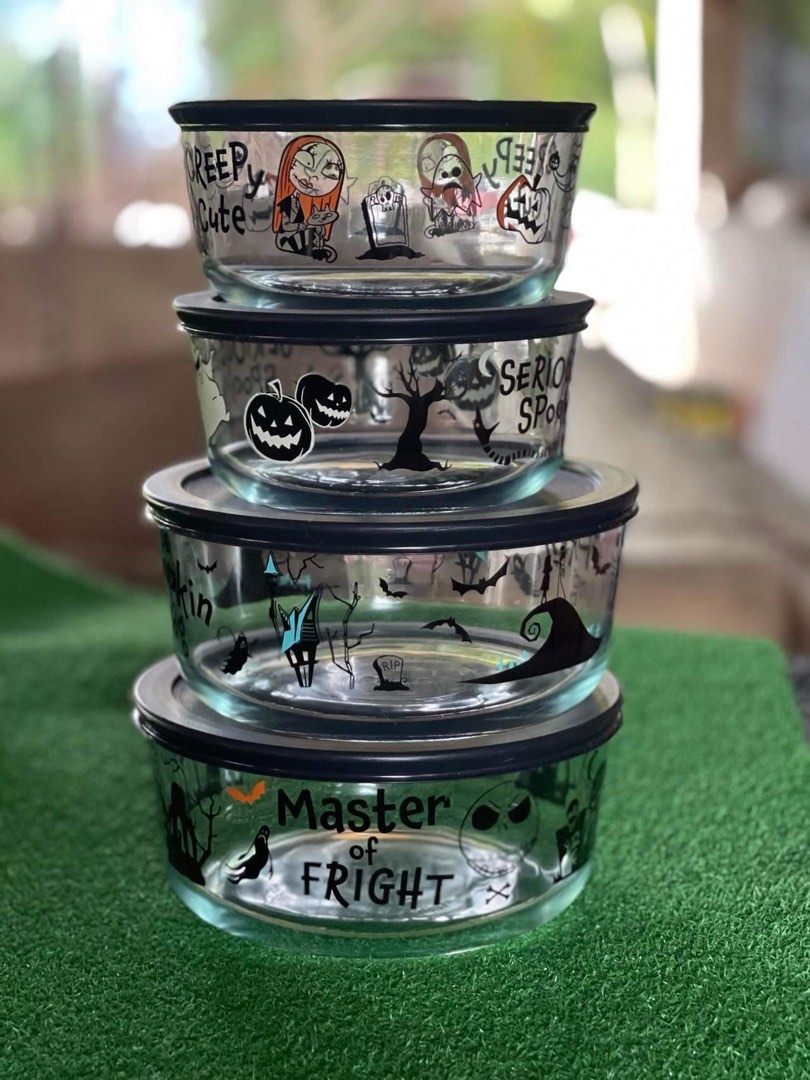 Nightmare before Christmas Pyrex, Furniture & Home Living, Kitchenware ...