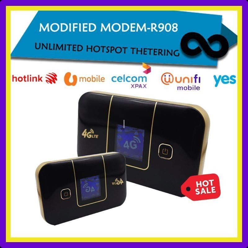 R908 Simcard 4G MOD Portable Wifi Modem Router Unlimited, Computers ...