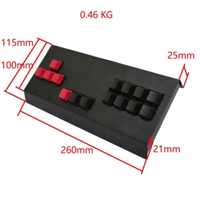 RAC-J500KM arcade stick keybox mixbox keyboard, Video Gaming, Gaming ...