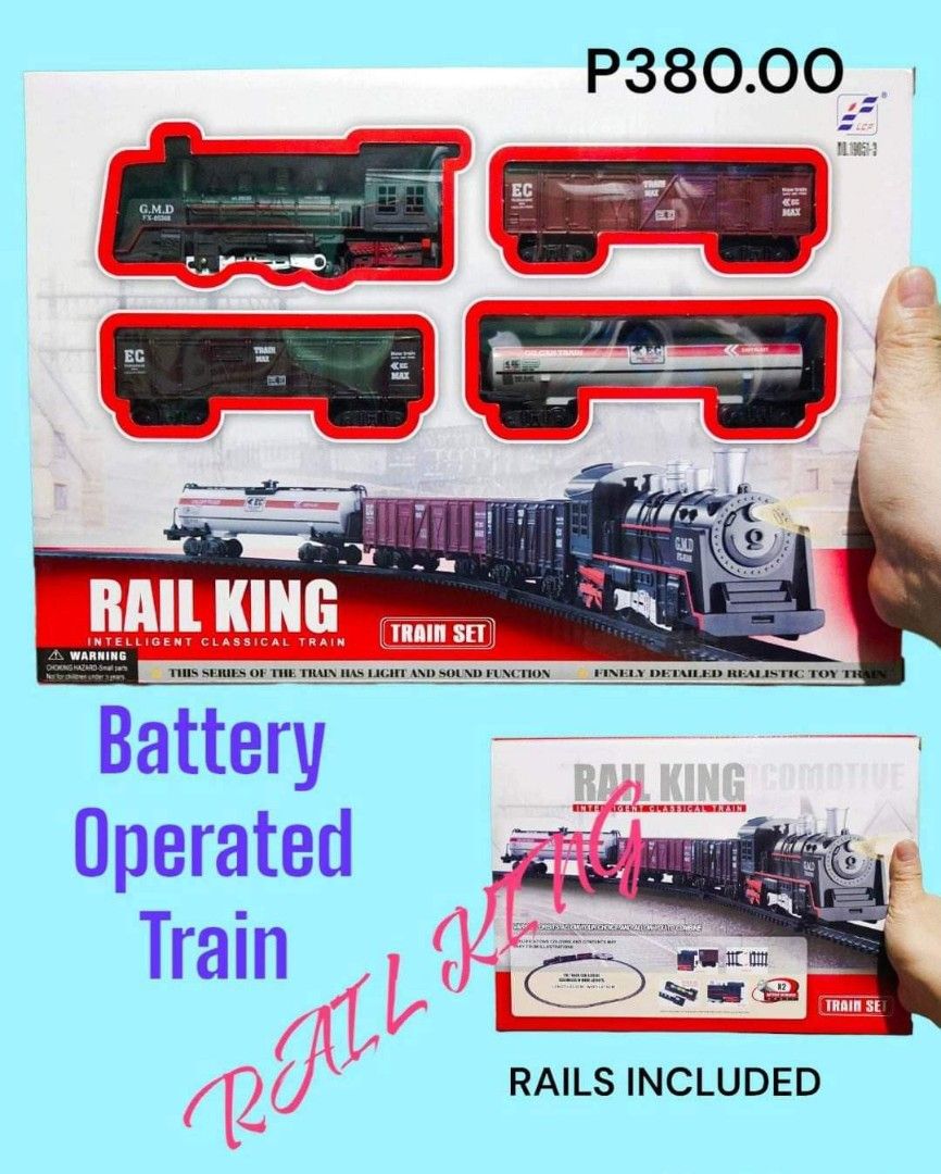 RAILKING TRAIN WITH RILES TOY, Hobbies & Toys, Toys & Games on Carousell