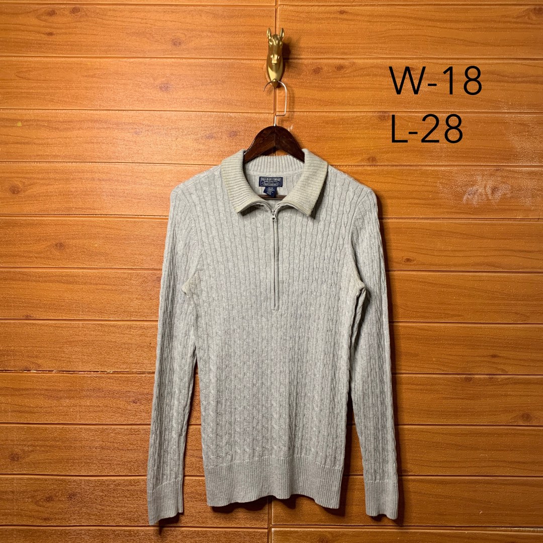 Ralph Lauren RL Cable Knit Quarter zip, Men's Fashion, Tops & Sets ...