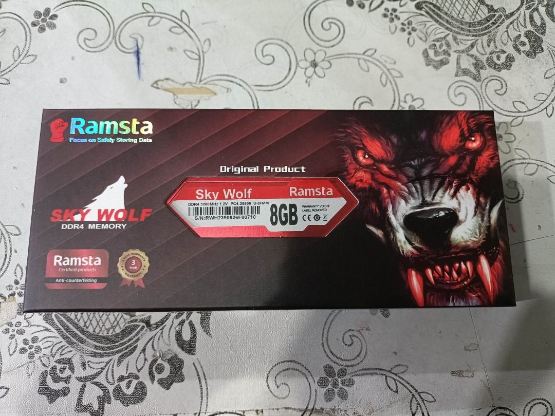 RAMSTA 8GB DDR4 3200MHZ (BRAND NEW), Computers & Tech, Parts ...