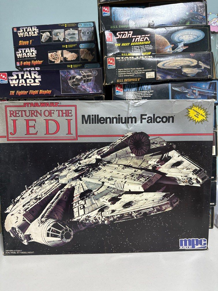 RARE MPC/ERTL 1:58 Millennium Falcon Return of The Jedi (item# 8917 ...