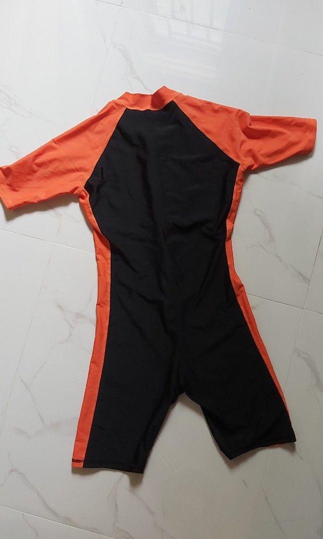 Rash Guard one piece short sleeve, Women's Fashion, Swimwear, Rash ...