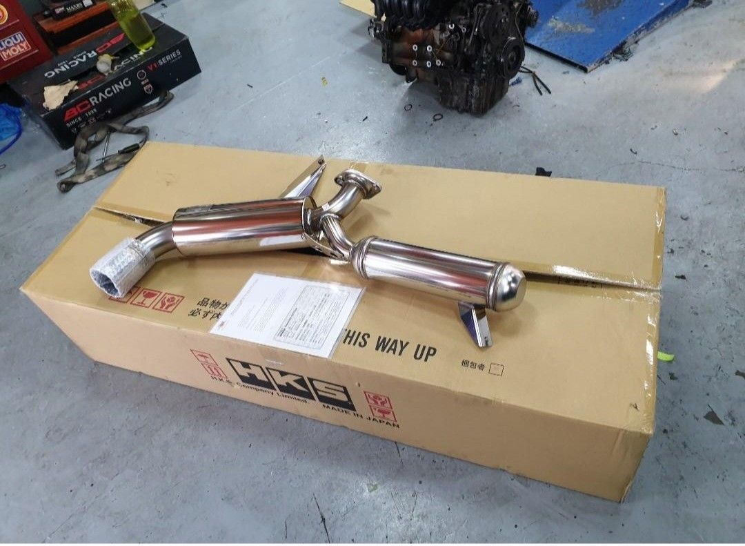 Ready Stock LTA Approved HKS Exhaust for Mitsubishi Lancer Ex 1.5L / 2L ...