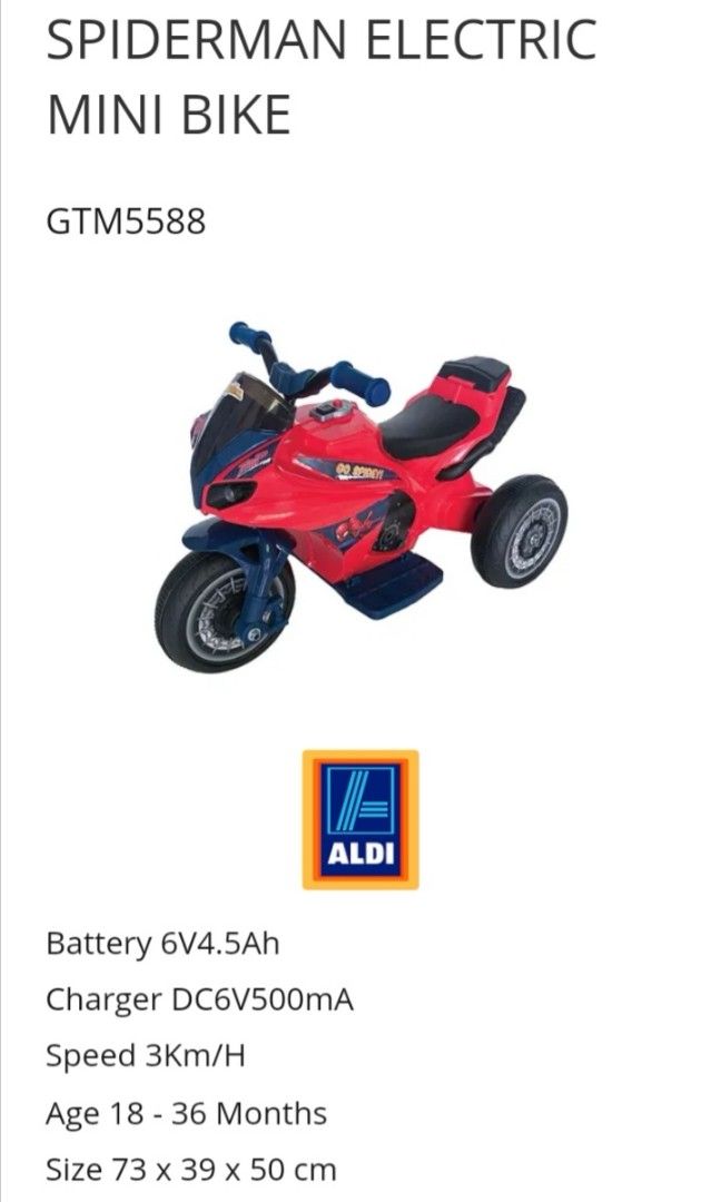 Rechargeable electric kids mini bike Disney Frozen and Spiderman kiddie ...