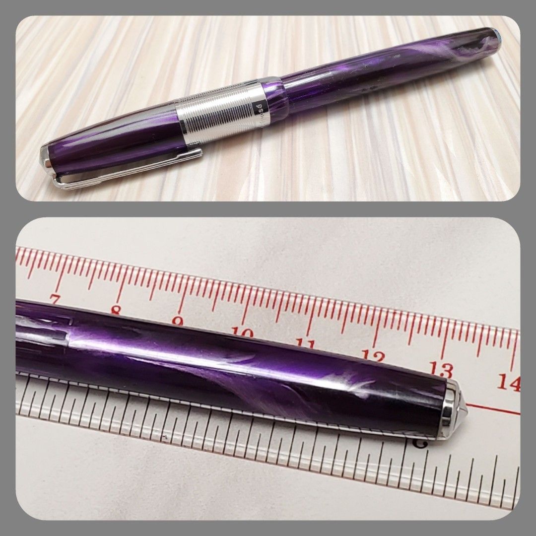 "Recife" France Fountain Pen Modele Recife Depose purple Made in France ...