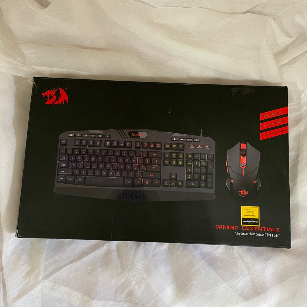 Red Dragon Gaming Keyboard & Mouse | 2 in 1 Set, Computers & Tech ...