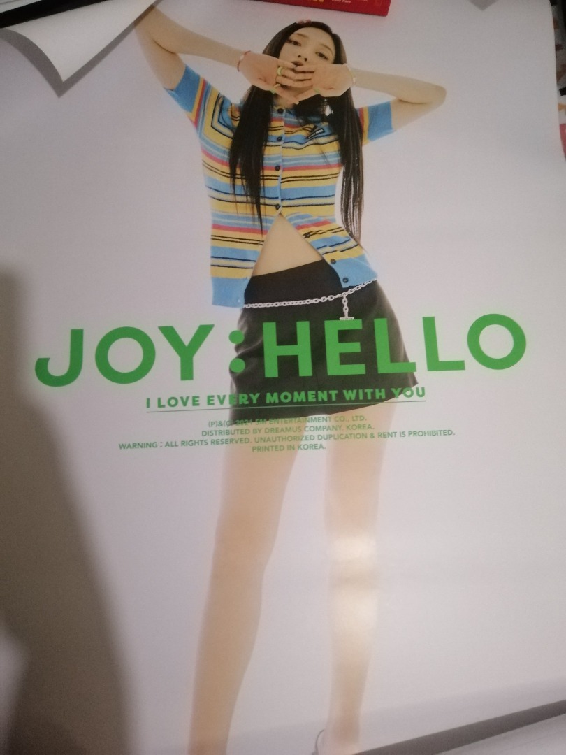 Red Velvet Joy Hello Posters, Hobbies & Toys, Memorabilia ...