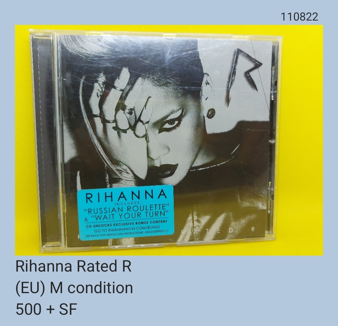 Rihanna Rated R Cd Unsealed Hobbies And Toys Music And Media Cds And Dvds On Carousell