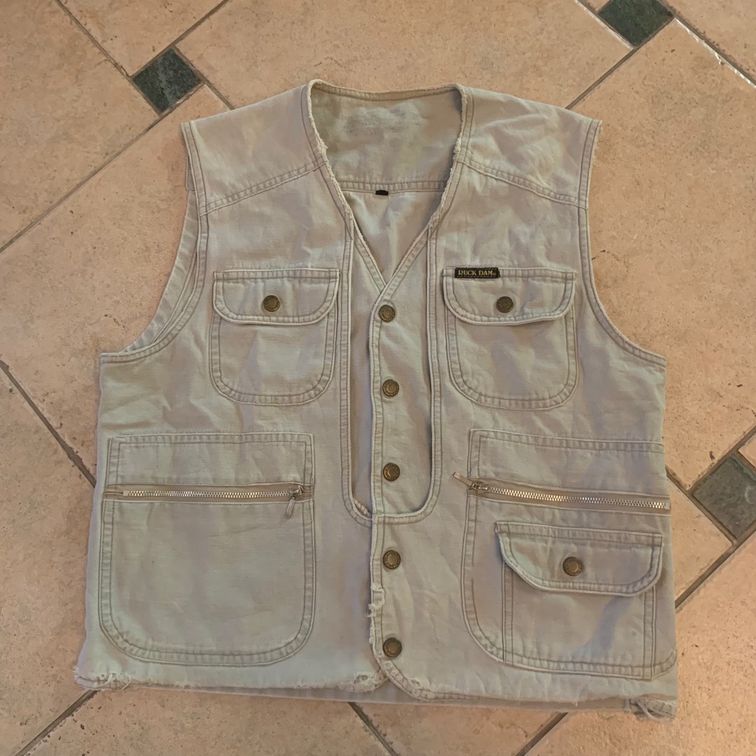 Ruck Dam Vintage Vest, Women's Fashion, Tops, Others Tops on Carousell
