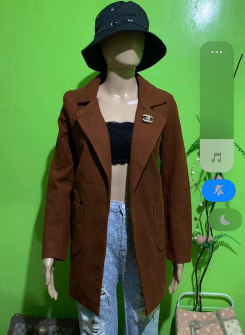 Rust brown soft wool coat, Women's Fashion, Coats, Jackets and ...