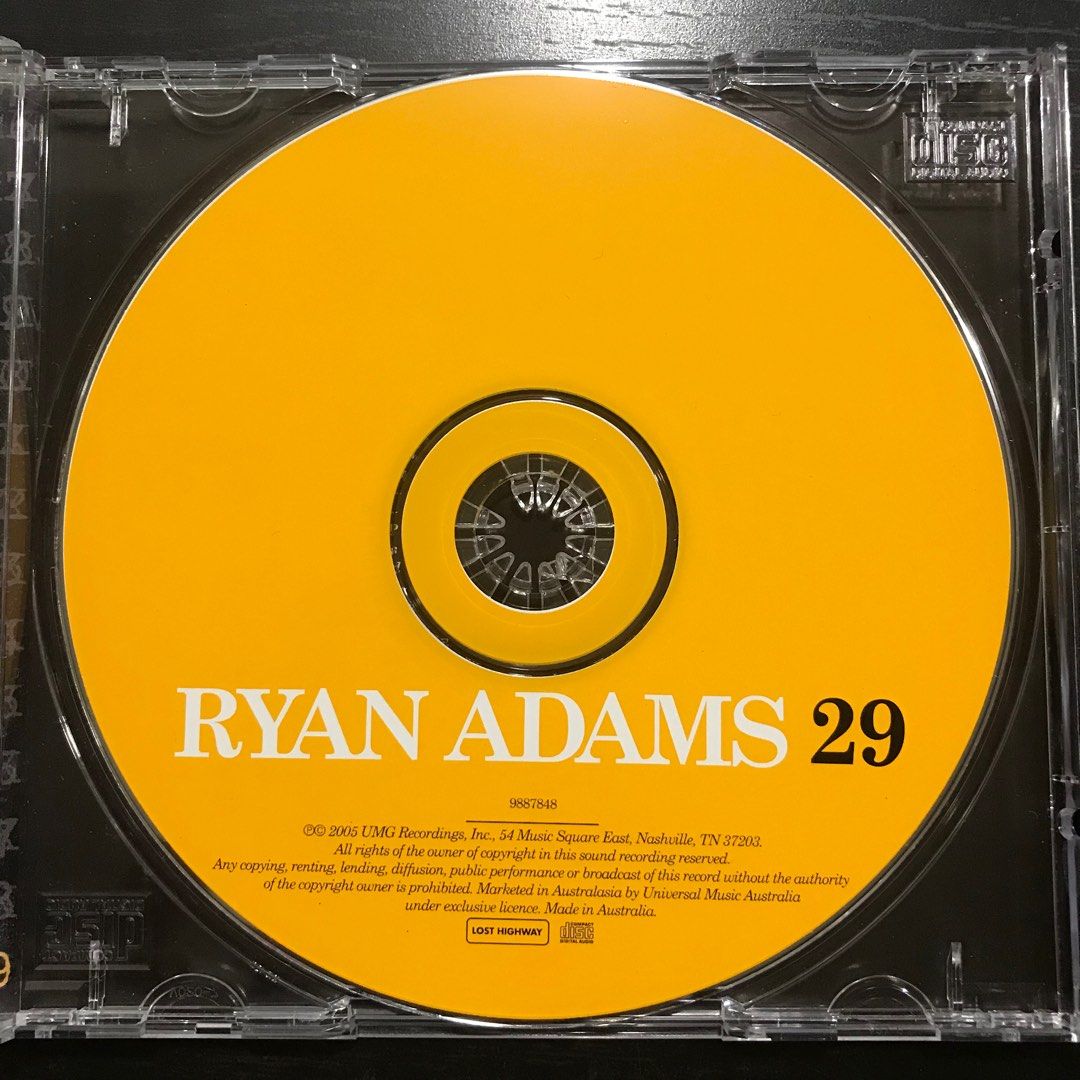 Ryan Adams CD (Box Aus), Hobbies & Toys, Music & Media, CDs & DVDs on Carousell