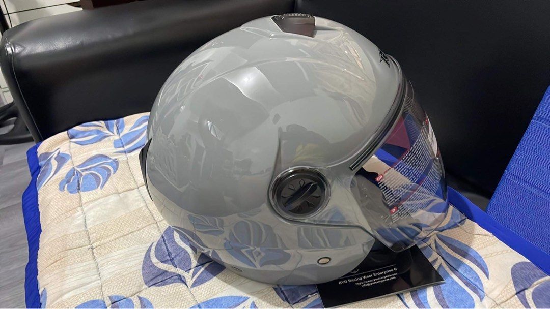 RYO RO-1 Open Face Helmet, Motorbikes, Motorbike Parts & Accessories ...
