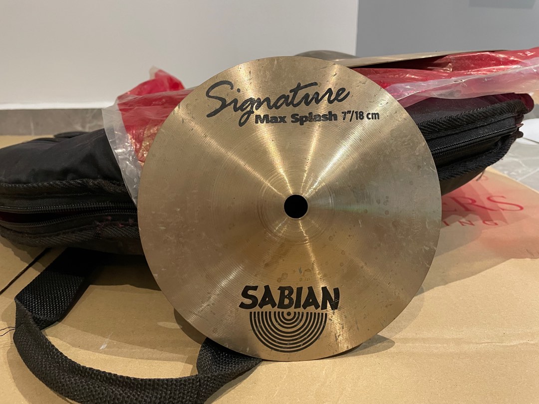 Sabian Splashes and Alu Bell, Hobbies & Toys, Music & Media, Musical ...