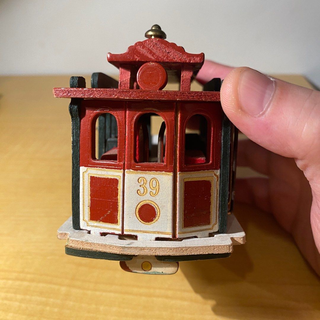 San Francisco Wooden Cable Car, Hobbies & Toys, Toys & Games on Carousell