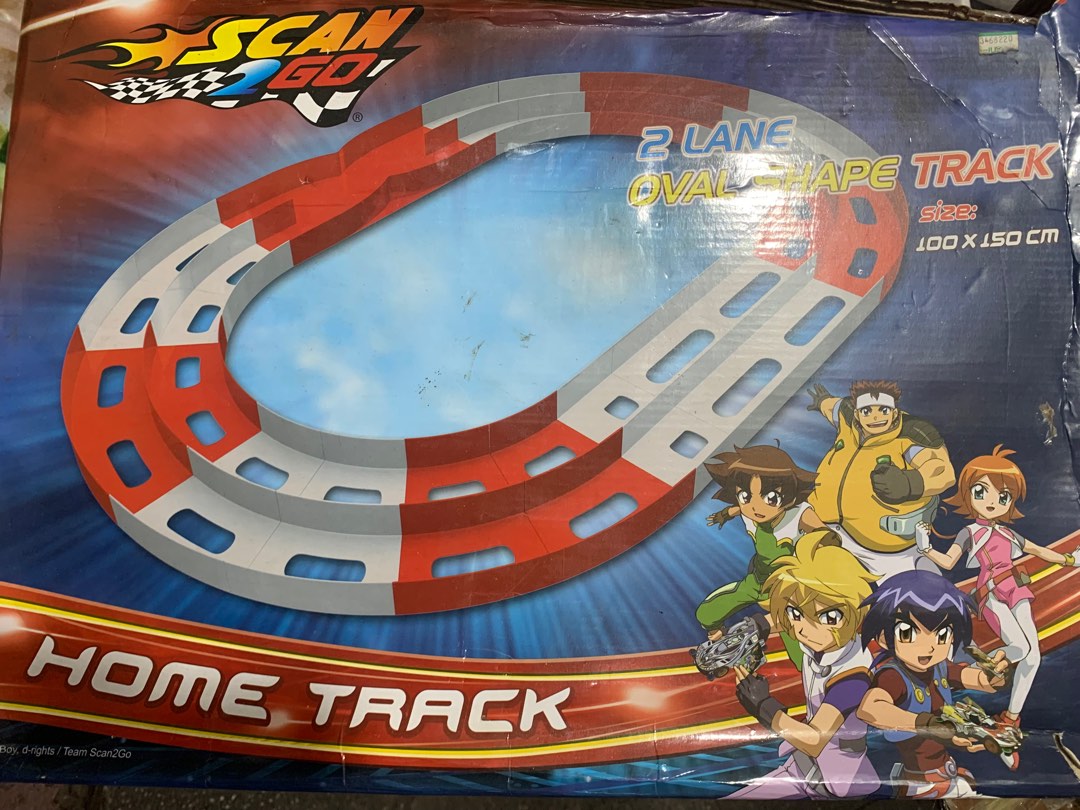 Scan 2 Go, 2 lanes oval Shape Track, Hobbies & Toys, Toys & Games on ...