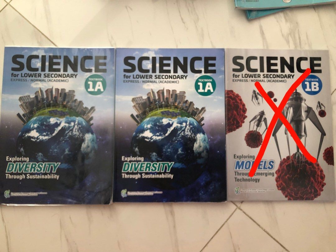 Sec 1 science textbooks, Hobbies & Toys, Books & Magazines, Textbooks ...