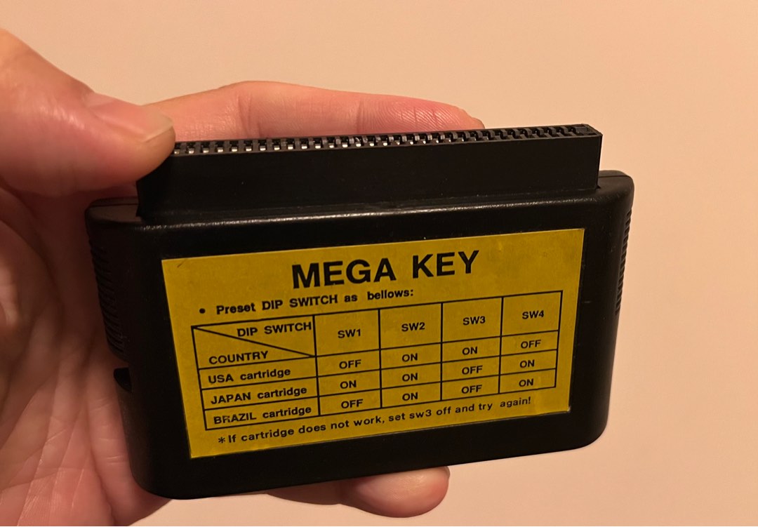 Sega Mega Drive-SUPER MEGA KEY, 電子遊戲, 遊戲機配件, 遊戲週邊商品 - Carousell