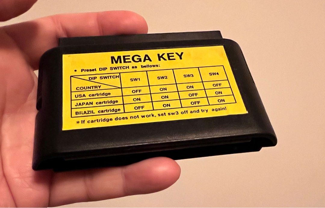 Sega Mega Drive-SUPER MEGA KEY, 電子遊戲, 遊戲機配件, 遊戲週邊商品 - Carousell