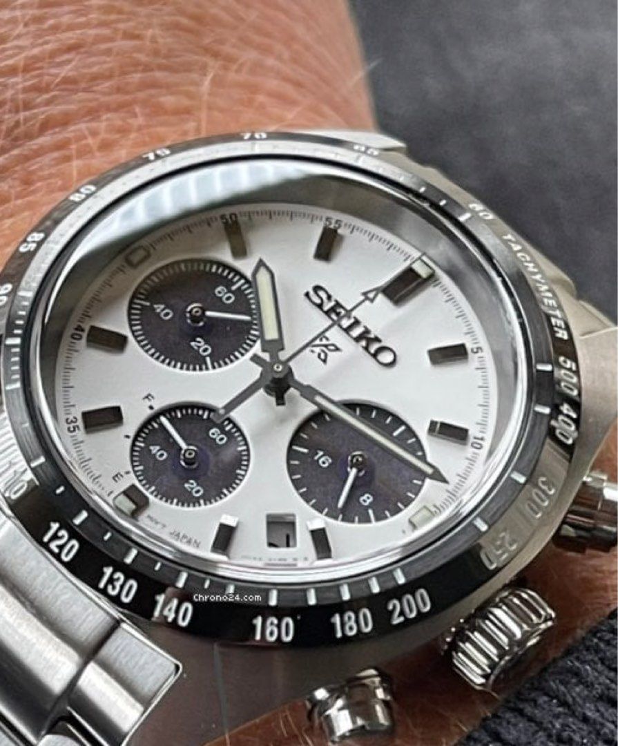 Seiko Panda Full- Set SSC813 Prospex PROSPEX SPEEDTIMER, Men's Fashion ...