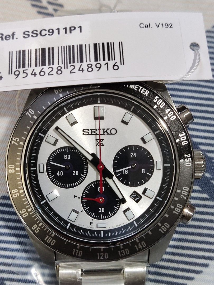 Seiko Prospex "2nd Gen" 41mm Speedtimer SSC911P1, Luxury, Watches on ...