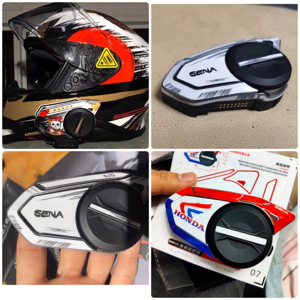 Sena 50S Sticker, Motorcycles, Motorcycle Accessories on Carousell