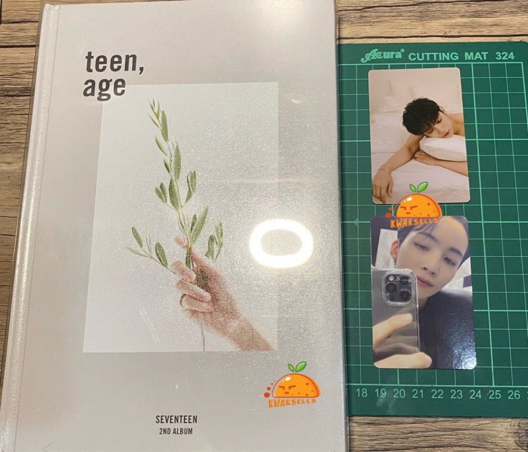 seventeen svt teen, age white album pb cd joshua attacca carat ver ...