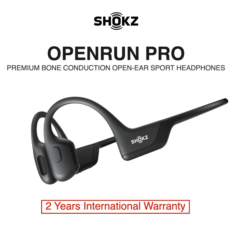 Shokz OpenRun PRO Bone Conduction Headphone Bluetooth Wireless Headset ...