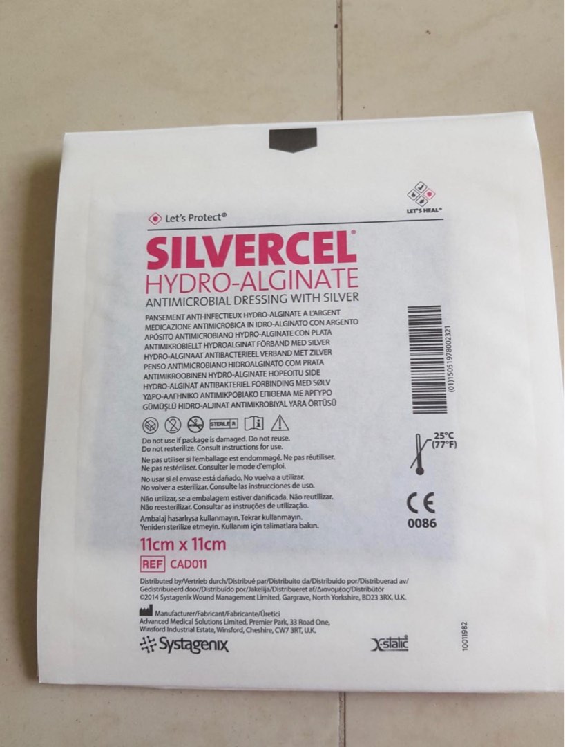 Silvercel non-adherent dressing, Health & Nutrition, Medical Supplies ...