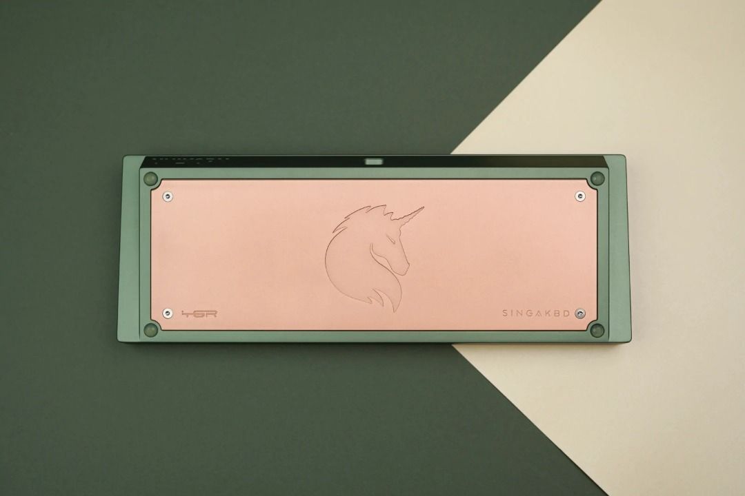 Singakbd x TGR unikorn R2.2 Green, 電腦＆科技, 電腦周邊及配件, 電腦鍵盤及相關產品 - Carousell