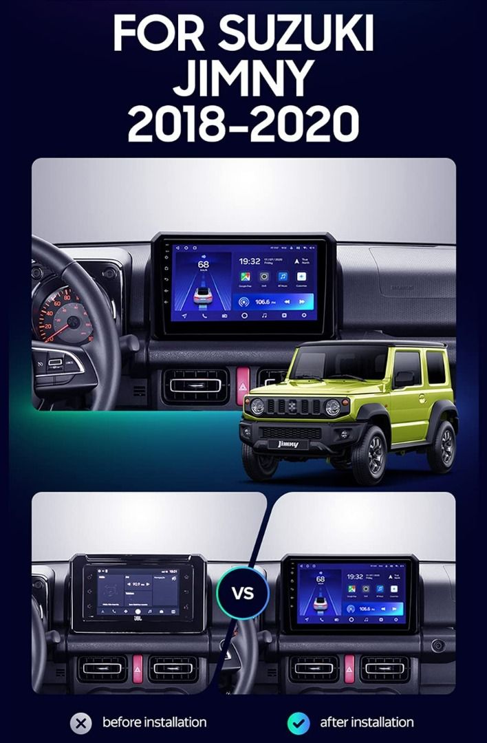 SUZUKI JIMNY ANDROID CARPLAYER HEADUNIT, Car Accessories, Accessories ...