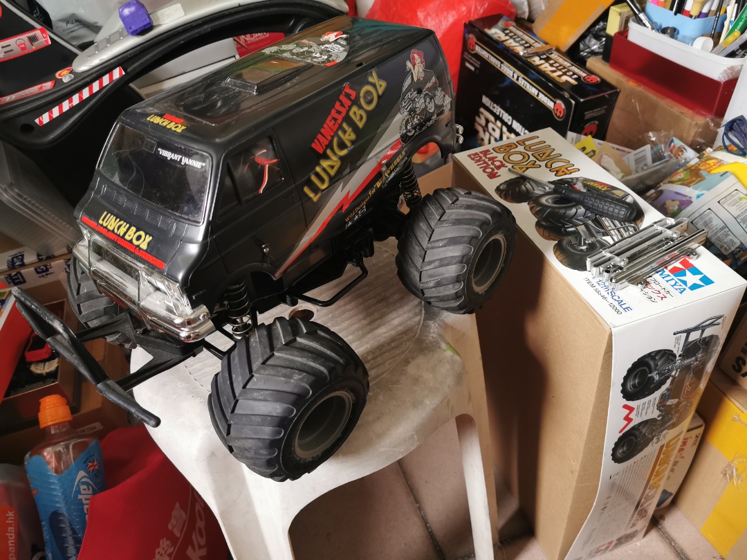 TAMIYA Vanessa's Lunchbox Radio Control Monster Truck VAN Dodge Lipo ...