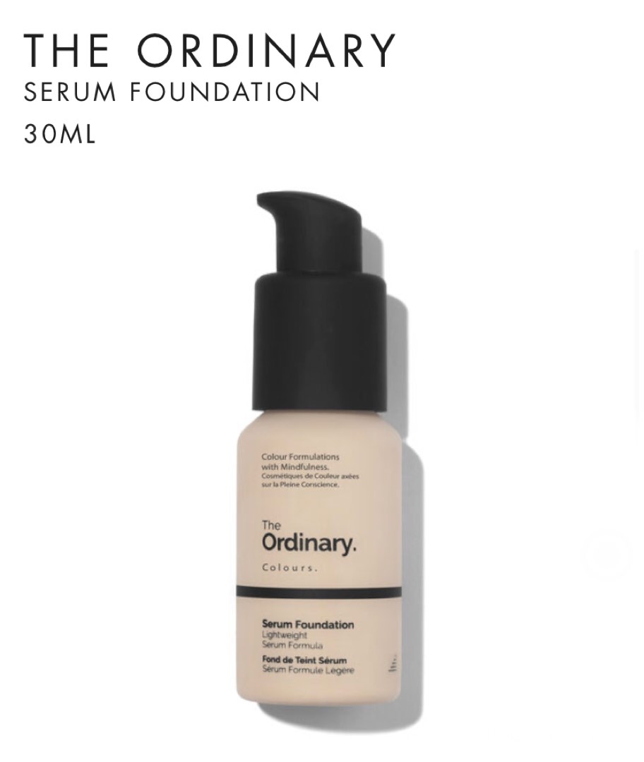 The Ordinary Serum Foundation (30ml), Beauty & Personal Care, Face, Makeup on Carousell